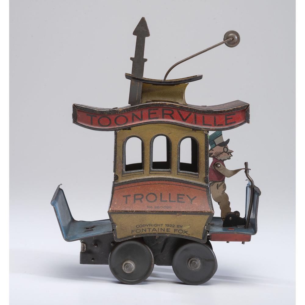 A Tin Lithograph Toonerville Trolley with Book - Sep 22, 2020 | Cowan's ...
