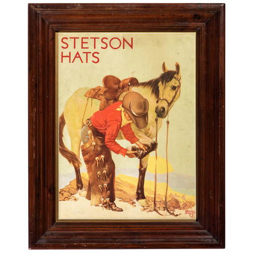 A Stetson Advertising Poster - Nov 11, 2020 | Cowan's Auctions in OH