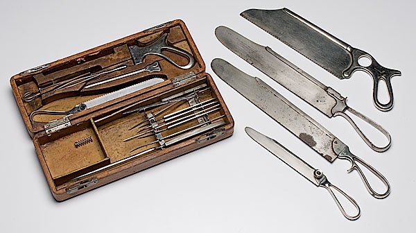 287: Shepard & Dudley Amputation Kit, PLUS Four Saws,