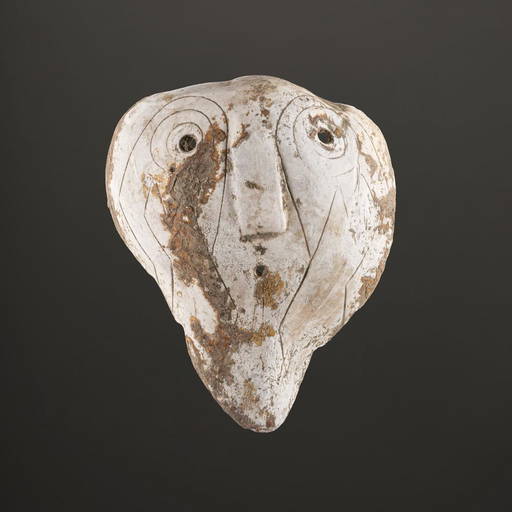 A Mississippian Shell Gorget With Weeping Eye