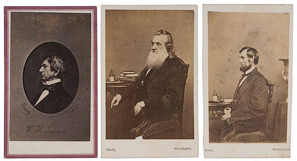 Brady Cdv Of Lincoln And Cabinet Members,