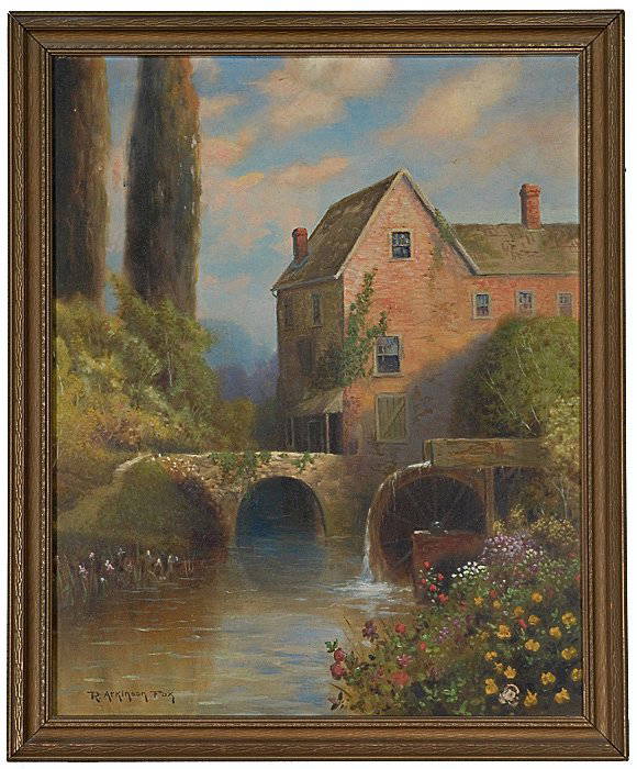 R. Atkinson Fox (american, 1860 1935) Oil Painting