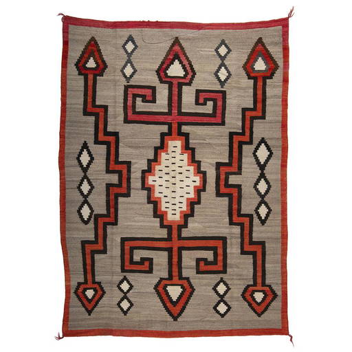 Navajo Modified Storm Pattern Weaving / Rug