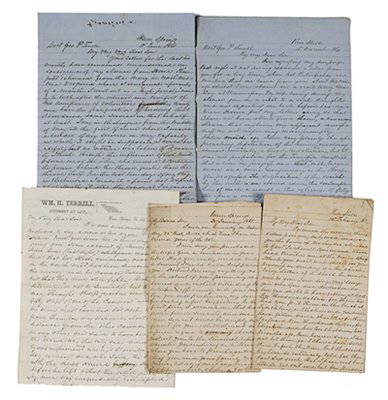 Civil War Southern Letters From Col. Wm. H. Terrill