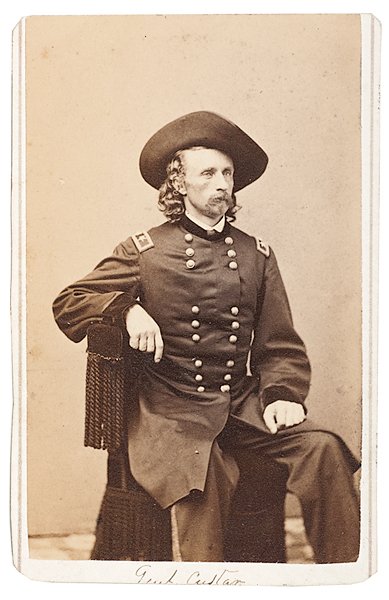 448: George A. Custer CDV by Goldin