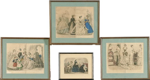 141: Group of Colored Etchings by Louis Godey - Aug 13, 2010 | Cowan's ...