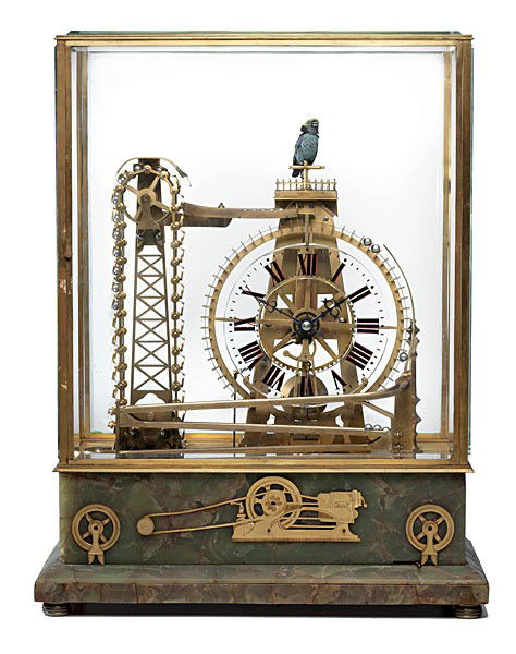 137: French "Rolling Ball, Constant Force" Clock