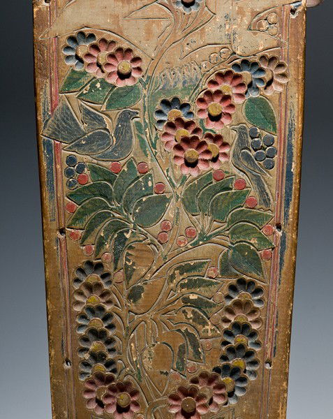 288: Mohawk Carved Cradleboard