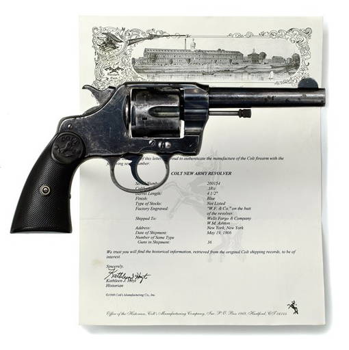 *Colt Model 1892 New Army Revolver Owned by Wells - May 02, 2012 ...