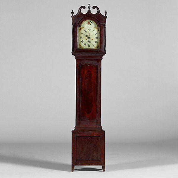 224: Luman Watson Ohio Tall Case Clock