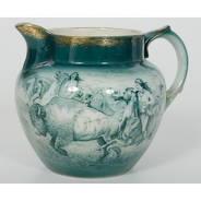 Buffalo Pottery porcelain flo blue pitcher dated 1896 - - May 04, 2013 ...