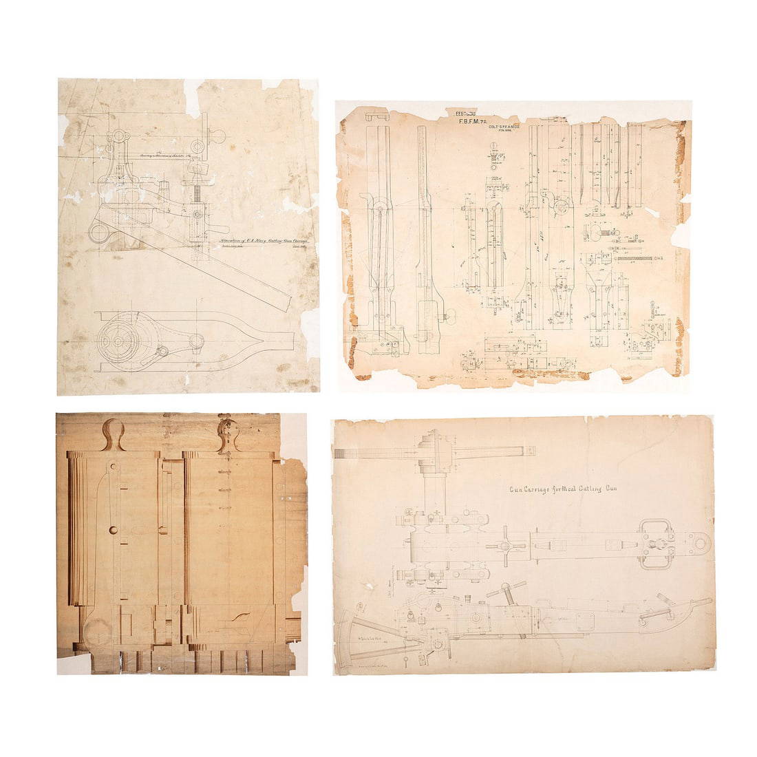 Gatling Gun Technical Drawings And Schematics Comprising The Lock ...