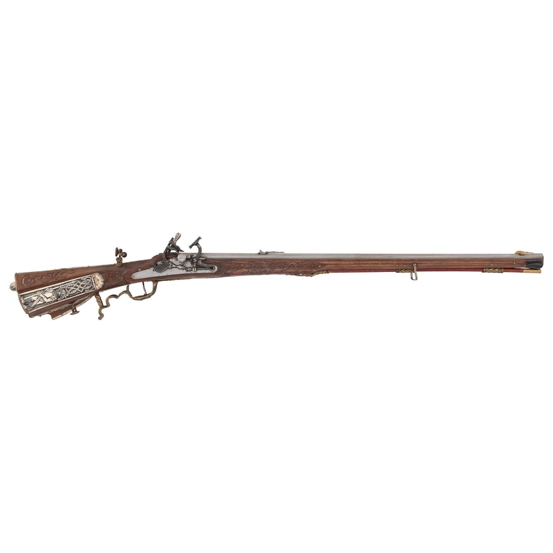 Contemporary Snaphaunce Rifle With Heidelberg Castle Motif By John B ...