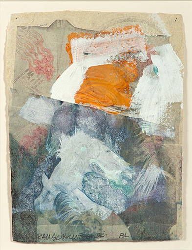 Collage With Horse By Robert Rauschenberg