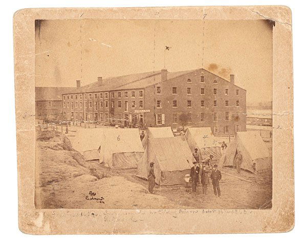 24: Libby Prison Photo Captioned by POW Acting Master