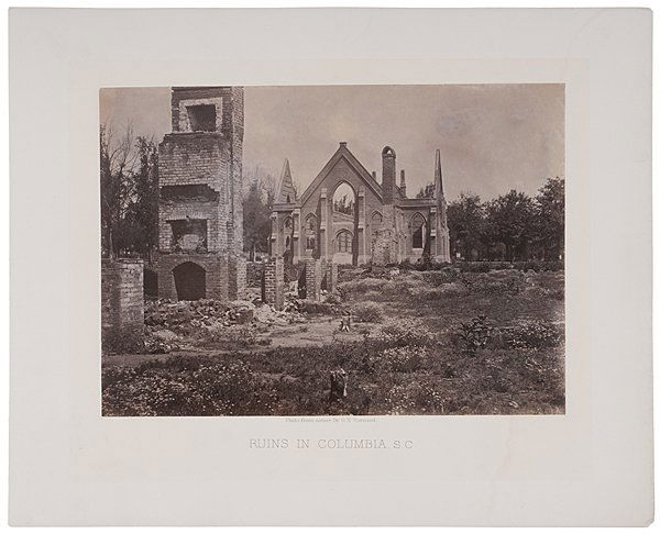 George Barnard Civil War Photographs Of Columbia, S