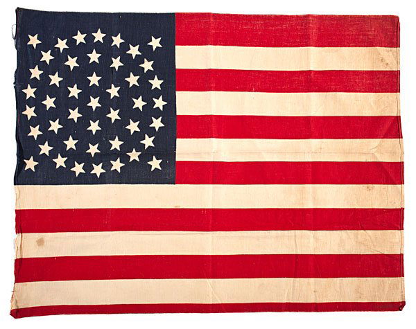 44 Star Printed American Flag