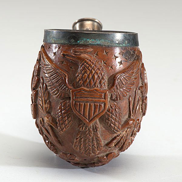 Col. Jacob E. Taylor, 40th OVI Carved Civil War Folk