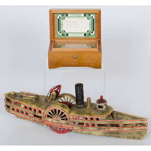 Cast Iron Toy Steam Boat, Plus - Jul 13, 2013 | Cowan's Auctions in OH