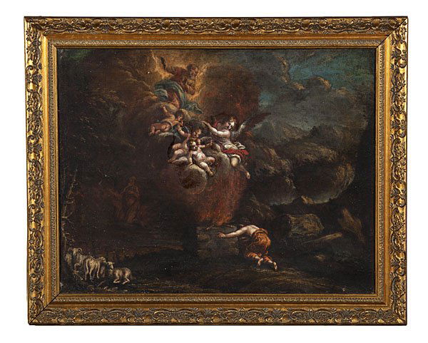 Old Master Painting of Cain and Abel