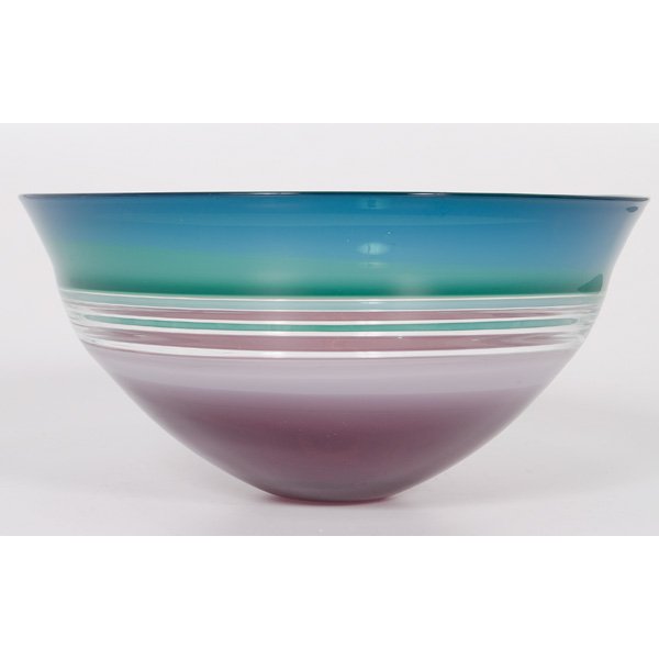 Sonja Blomdahl Incalmo Glass Bowl - Nov 07, 2013 | Cowan's Auctions in OH