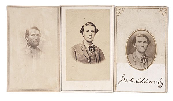 CSA Colonel, John S. Mosby, the "Grey Ghost," CDV