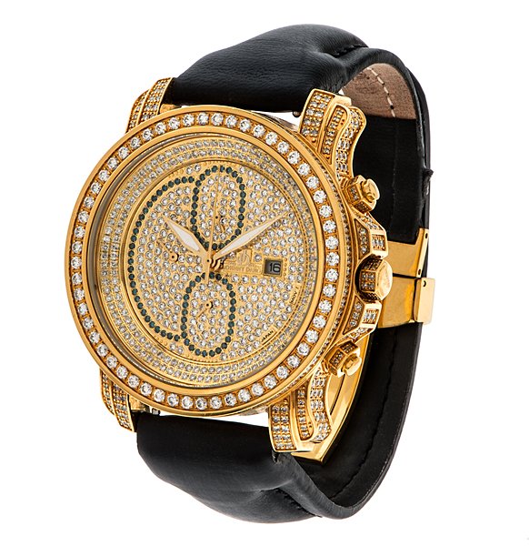 Johnny Dang Diamond Encrusted Chronograph