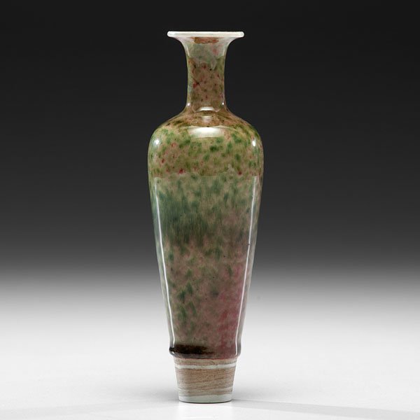Peach Bloom Glaze Vase