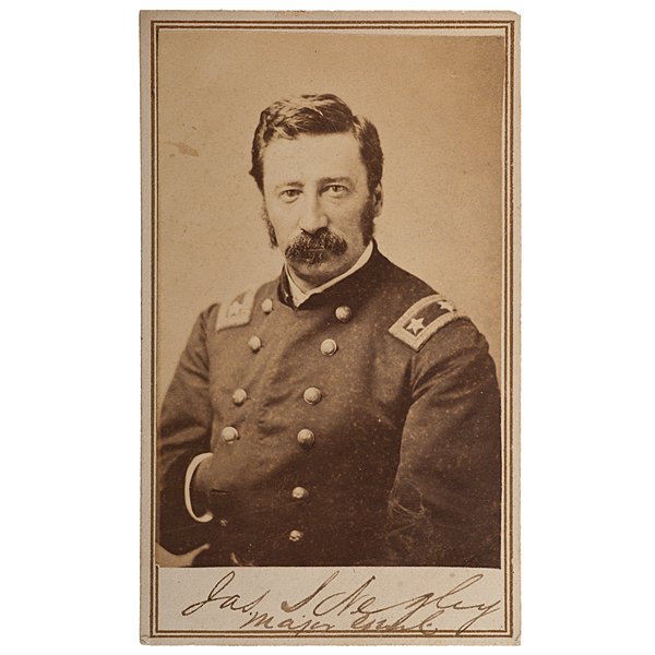 Union General James S. Negley, Signed CDV