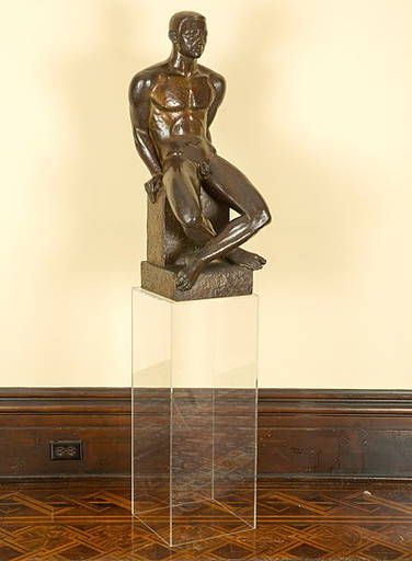 Robert Koepnick (american, 1907 1995), Bronze, Nude