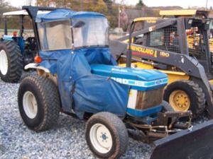 Ford 1510 4wd Compact Tractor With Front Blade, Ca