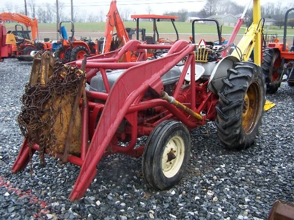 408: Ford 9N Tractor Loader Backhoe!