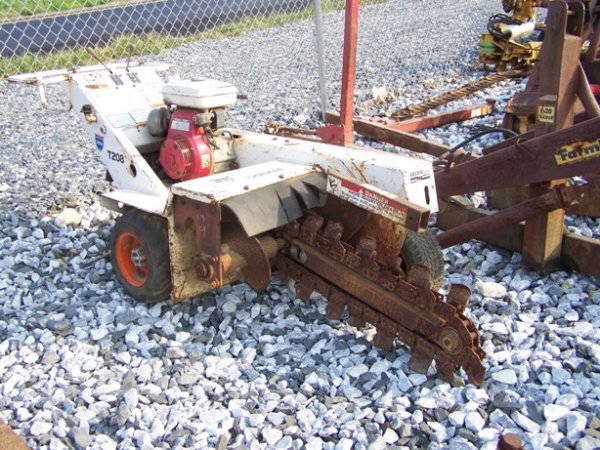 Bobcat T208 Walk Behind Trencher "fixer Upper"!
