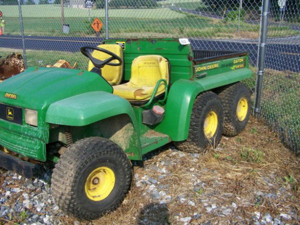 34: John Deere 6x6 Diesel Gator Utility Vehicle! : Lot 34