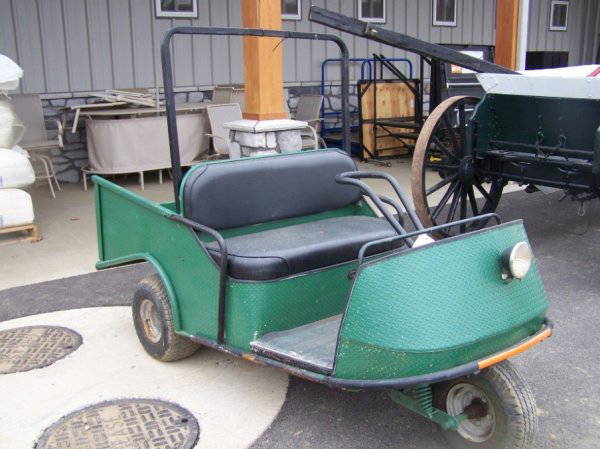 Antique Cushman Golf Cart