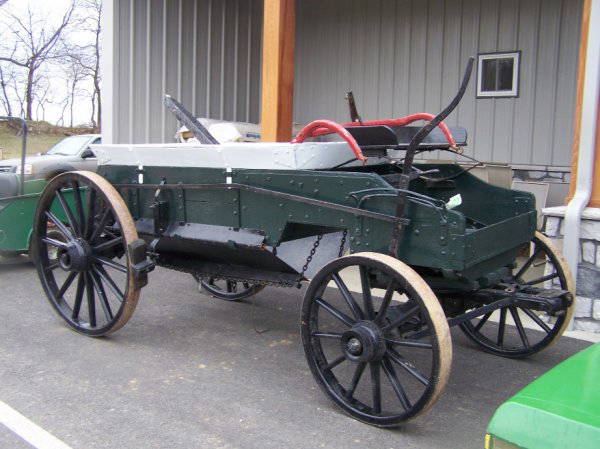 Antique Horse Drawn V Bottom Dump Wagon