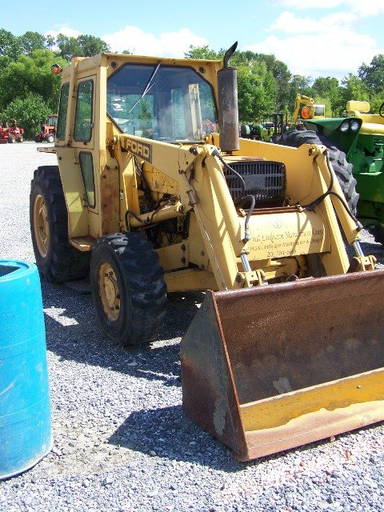 Ford 545c 4x4 Tractor With Loader, Sims Cab