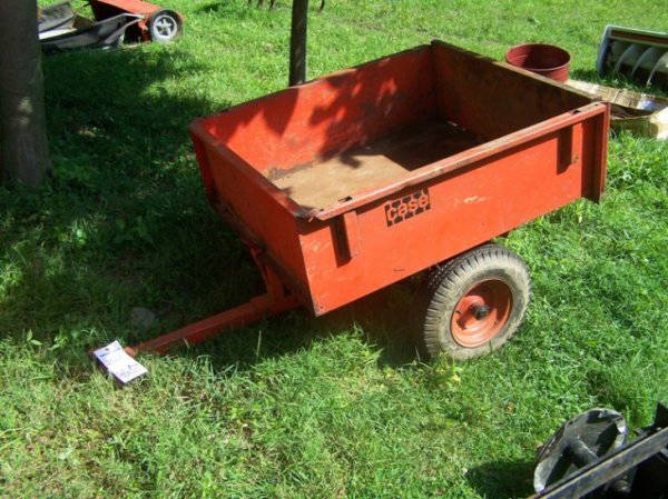 Case E60 1000 Lbs Garden Tractor Dump Cart