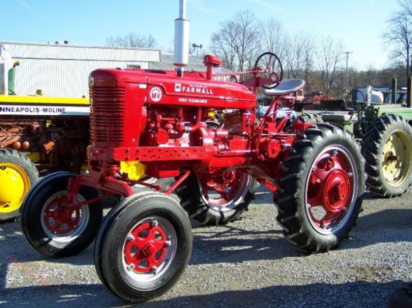 2228: Farmall Super MV Hi-Crop Restored Antique Tractor