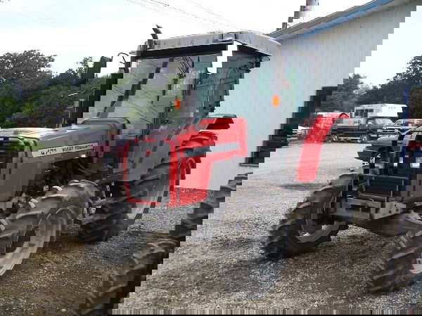 44: Massey Ferguson 471 Tractor w/ 4 x 4 Cab and Air