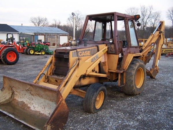 NICE CASE 480E TRACTOR LOADER BACKHOE W/ CAB - Dec 12, 2005 | G.W ...