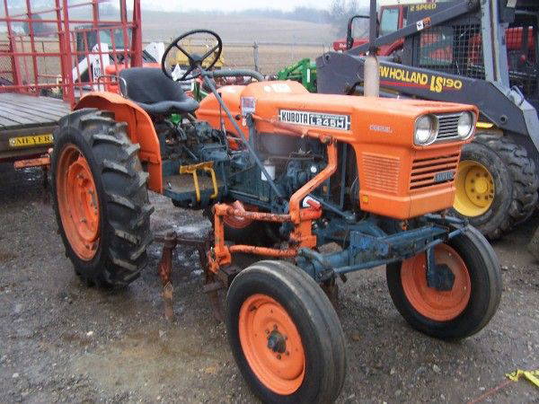 Nice Kubota L245h Offset Tractor W/ Cultivators!!!