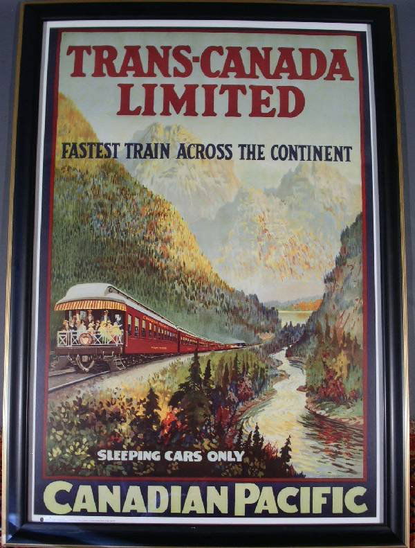 Two Reproduction Train Posters.