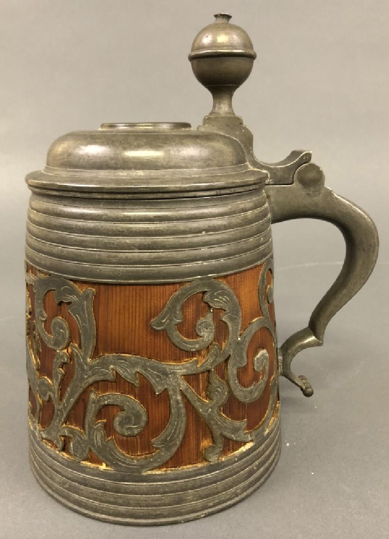 18th Century German Pewter Tankard