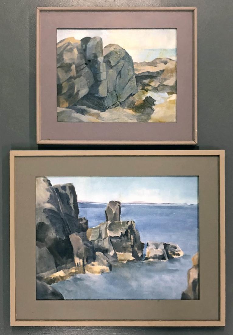 Two Paintings By David Quigley