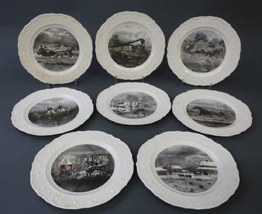 Eight Delano Studios Dennis Puleston Bird Plates: