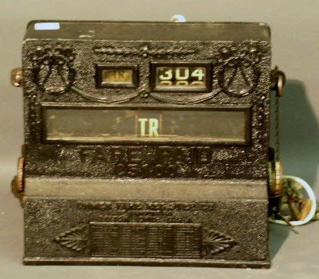 225: Railroad or trolley fare register- Ohmer Fare Re