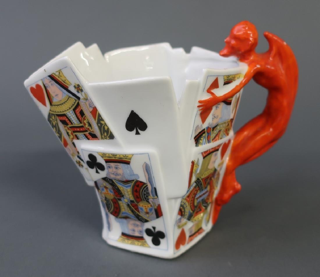 Royal Bayreuth "Devil" Handled Pitcher