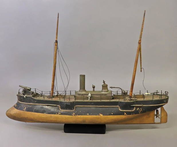 Radiguet French Live Steam Gun Boat