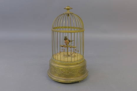 A Bontems French Triple Singing Automaton Circa 1900